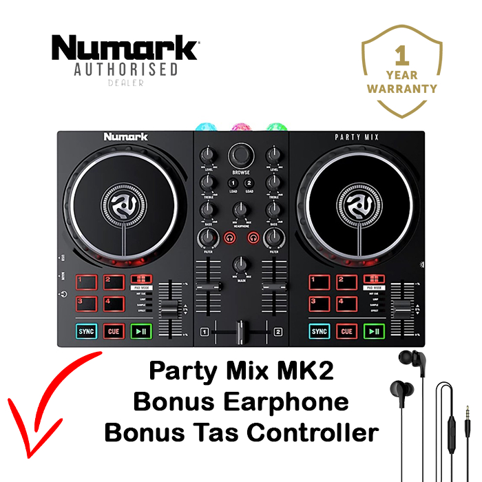 Jual Numark Party Mix II DJ Controller With Built In Light Show ...