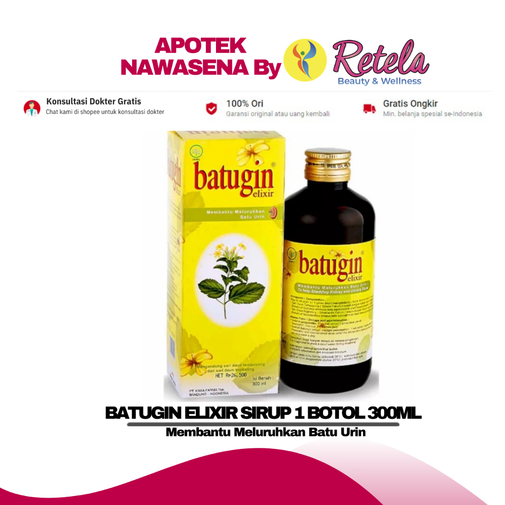 Jual BATUGIN ELIXIR SIRUP 1 BOTOL 300ML | Shopee Indonesia