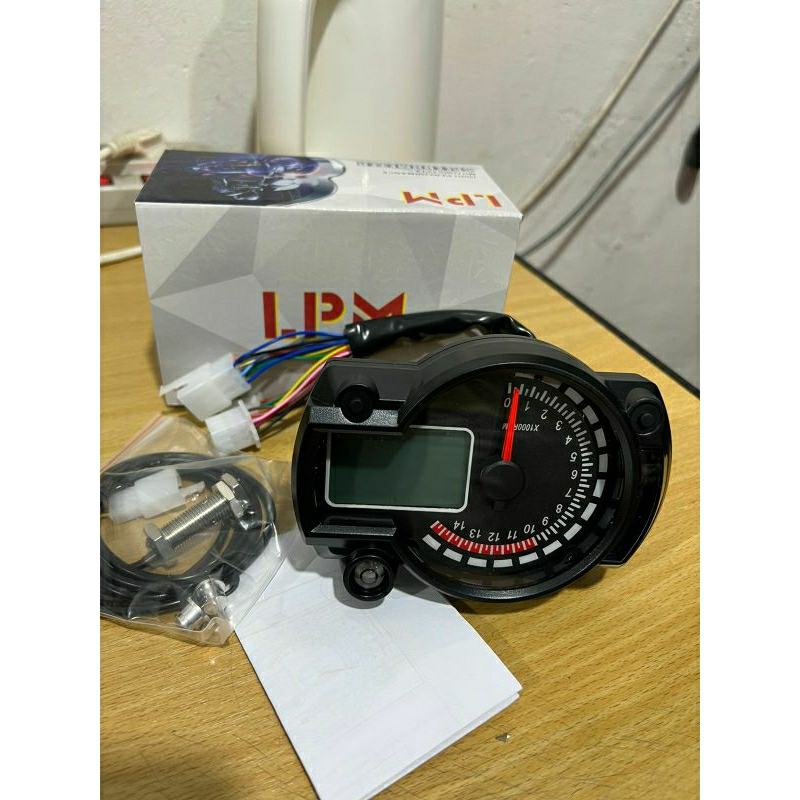 Jual Spidometer Rpm Digital Model Koso RX2N Spido Takometer Speedometer ...