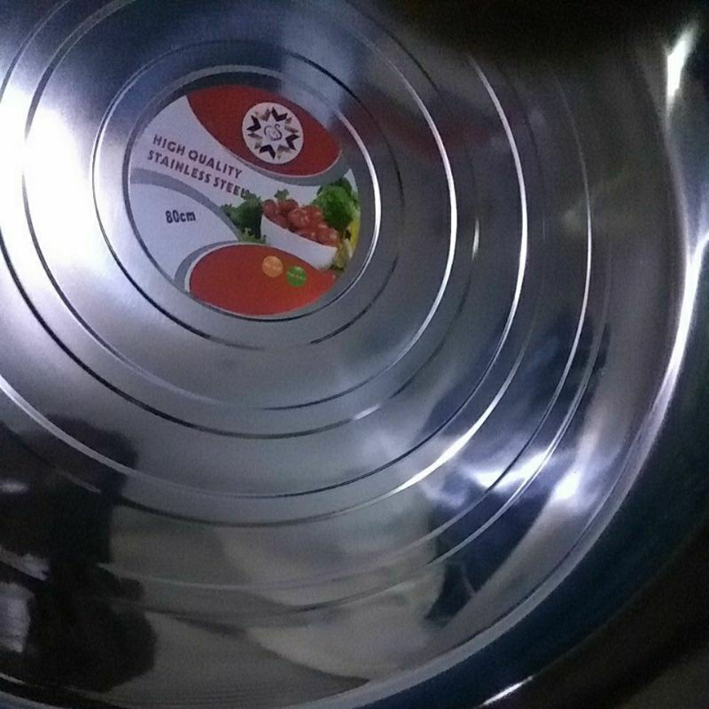 Jual Baskom besar 80 cm stainles steel | Shopee Indonesia