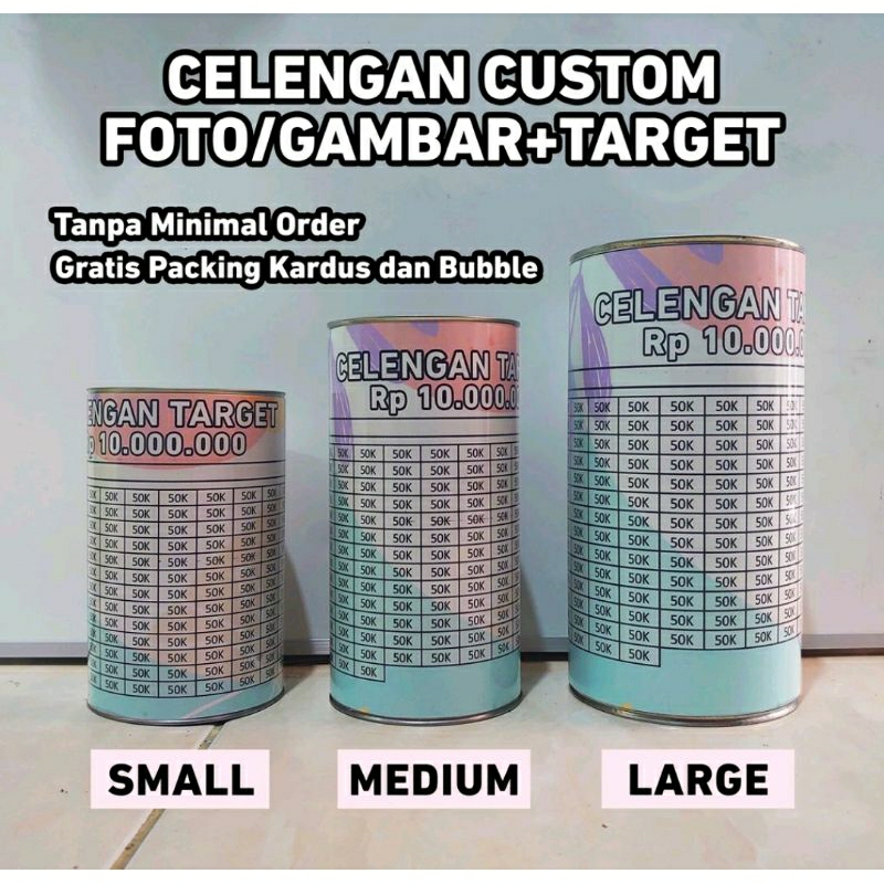 Jual CELENGAN TARGET MEDIUM UKURAN 17CM X 8,5 CELENGAN VIRAL TIKTOK ...