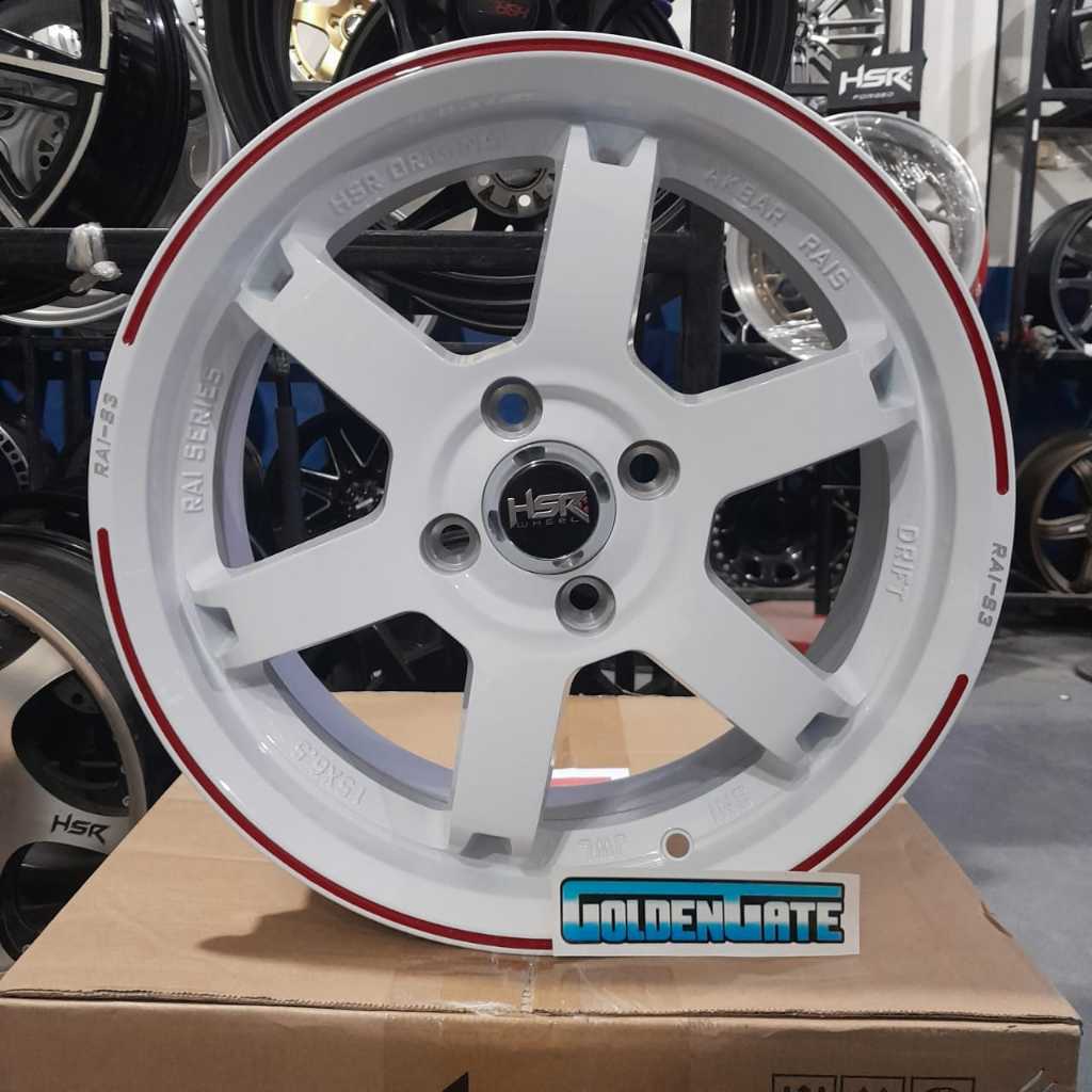 Jual Velg Mobil Rai-s3 Ring 15 Untuk Brio Sigra Mazda Baleno PCD 4X100 ...