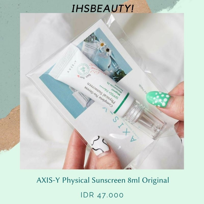 Jual AXIS-Y AXIS Y Complete No Stress Physical Sunscreen 8ml Original ...