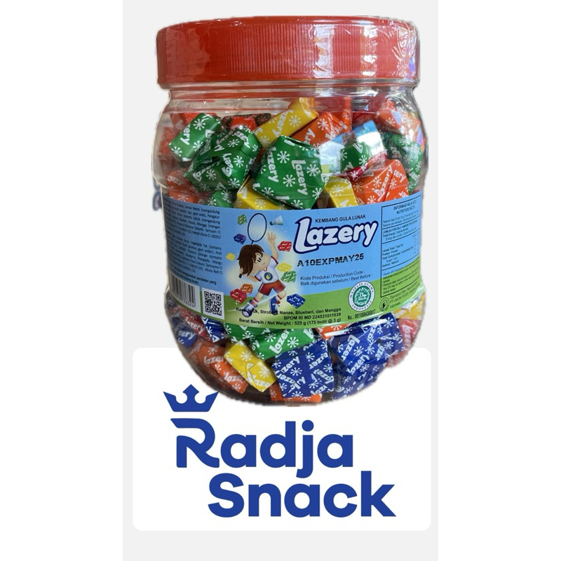 Jual permen lazery toples permen sugus candy toples 175 butir | Shopee ...