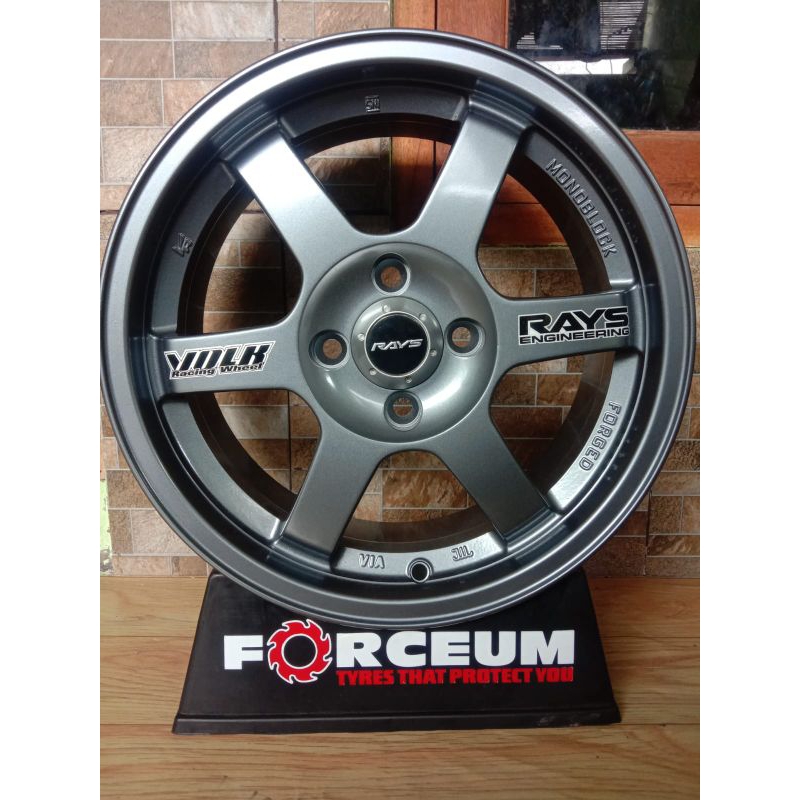 Jual VELG TE37 RING 16 NEW COCOK UNTUK MOBIL RAIZE ROCKY HONDA JAZZ BRIO CIVIC CITY AGYA AYLA ...