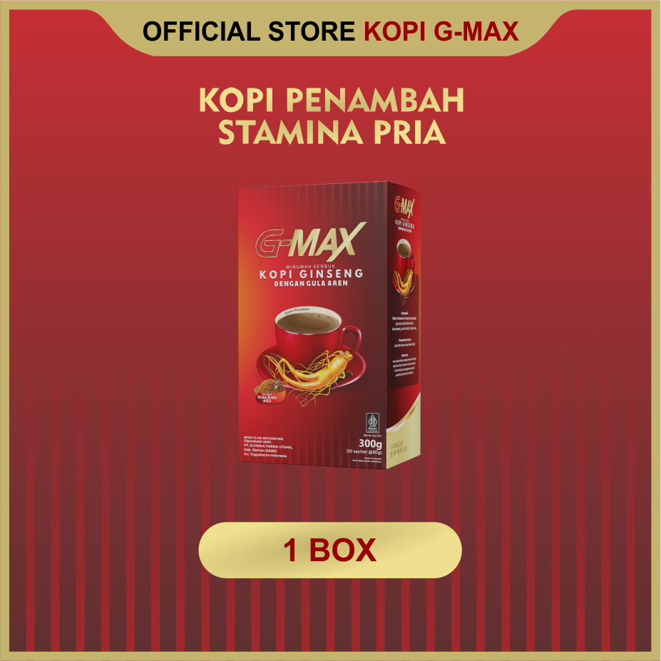 Jual Kopi G-Max - Kopi Ginseng Penambah Stamina Pria | Shopee Indonesia