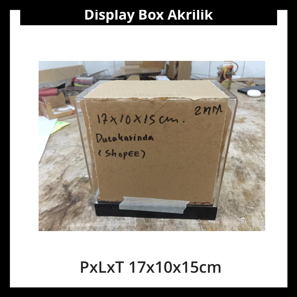 Jual Display Box Akrilik PxLxT 17x10x15cm | Shopee Indonesia