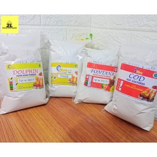 Jual Agar-agar bubuk jelly putih plain powder COD Dolpin Fontana Paus ...