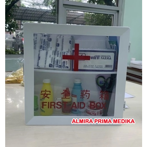 Jual Kotak P3K Dinding First Aid Box BMA 18 Maspion + Isi Lengkap | Shopee Indonesia