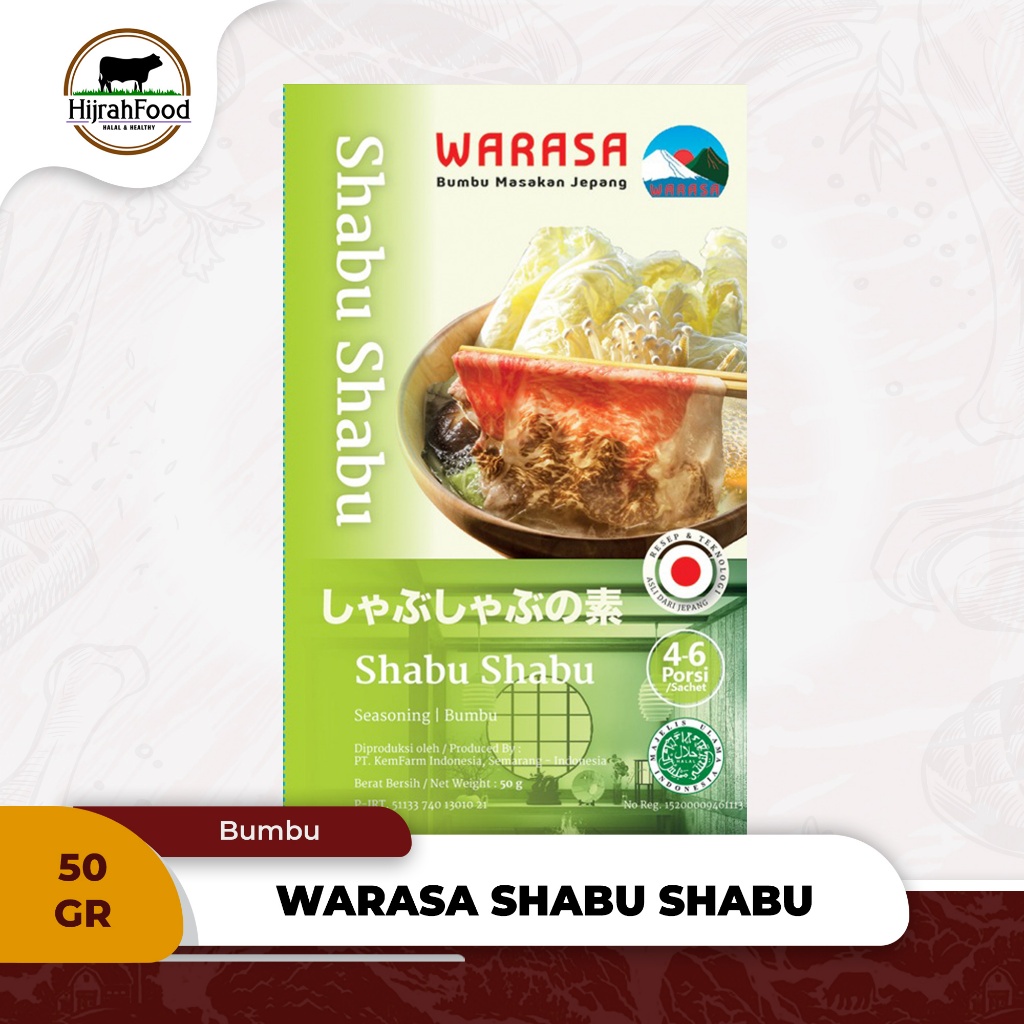 Jual Warasa Shabu-shabu Seasoning Bumbu Instan Khas Jepang 50 gram ...
