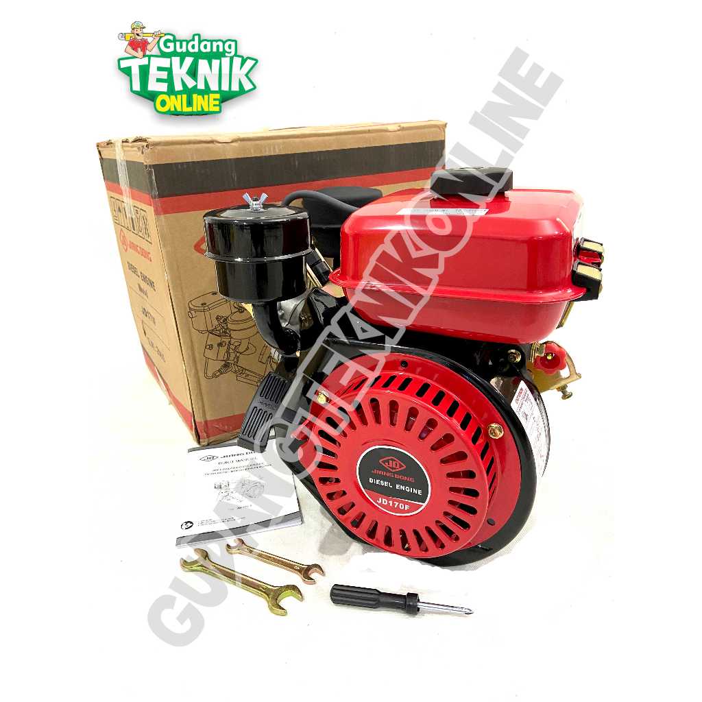 Jual Engine Penggerak DIESEL JIANGDONG JD170F 5HP / Mesin Penggerak ...