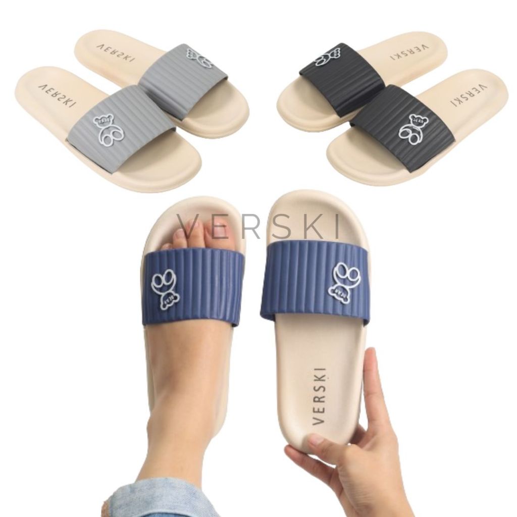 Jual VERSKI Alexa Sandal Wanita Sendal Slop Wanita Slipper Rumah Sandal ...