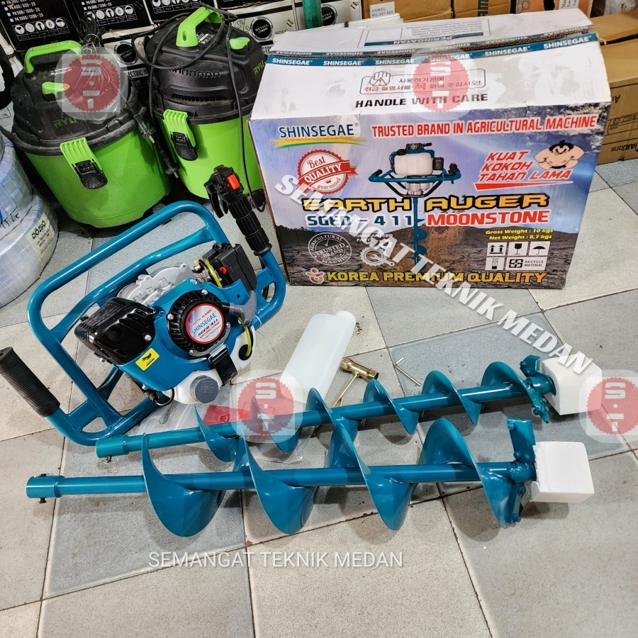 Jual SGED-411 MESIN ALAT BOR TANAH BIOPORI EARTH AUGER SHINSEGAE ...