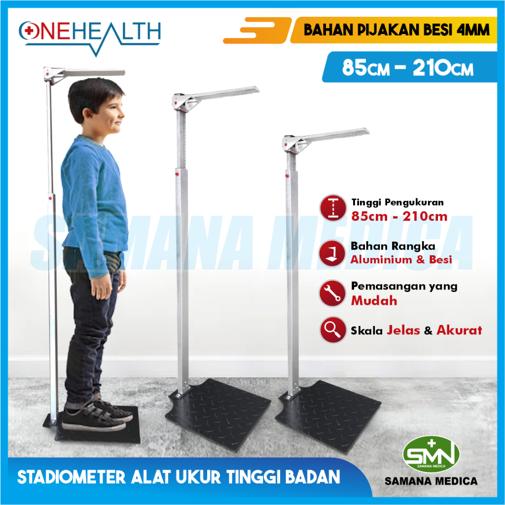 Jual Stadiometer ONEHEALTH Alat Ukur Tinggi Badan ONEHEALTH SIG-AH ...
