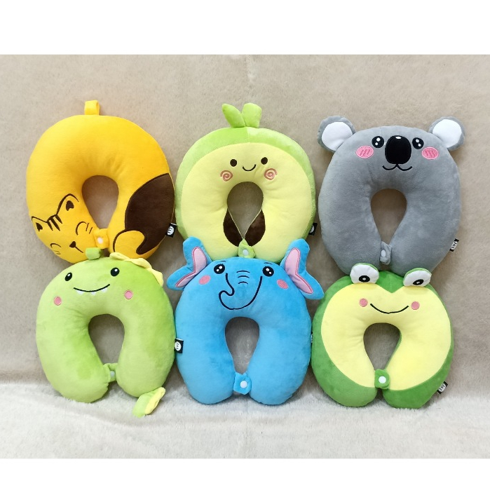 Jual Bantal Leher Kancing Cute Animals Koala Cat Dino Elephant | Shopee ...