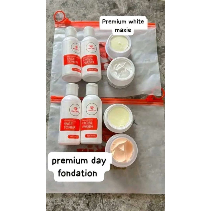Jual Maxie Skincare 1 Paket 100% Original (Day Putih Premium/Day Coklat ...