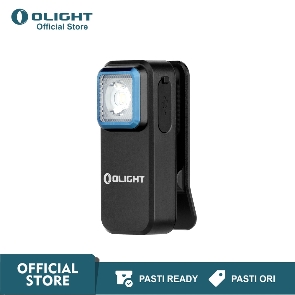 Jual OLIGHT Oclip Rechargeable Flashlight Senter Mini LED 300 Lumens ...