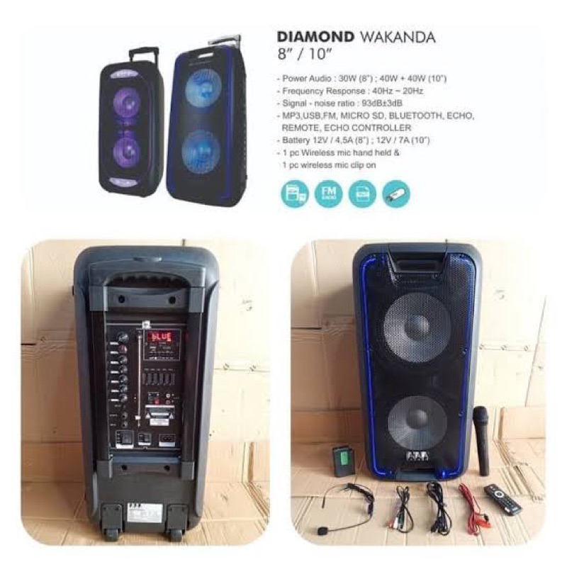 Jual TANAKA DIAMOND WAKANDA 10 inch x 2 / double 10 inch tanaka wakanda ...