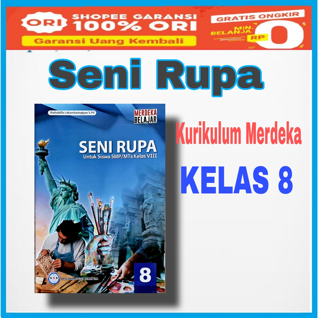 Jual Buku Seni Rupa Smp Kelas 7, Kelas 8, Kelas Kurikulum Merdeka Smp / Mts Kelas vii, viii dan ...