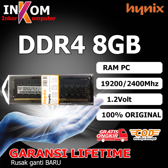 Jual Ram PC MEMORY LONGDIM DDR4 8GB PC4 PC 2400 / RAM KOMPUTER | Shopee ...