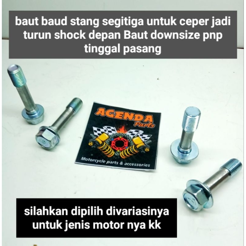 Jual Baut Lowering baut baud stang segitiga untuk ceper jadi turun ...