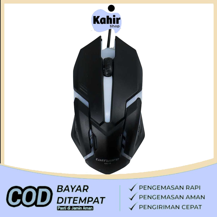 Jual Mouse Gaming LED RGB 1200 DPI Kabel Wired Usb Lampu Laptop ...