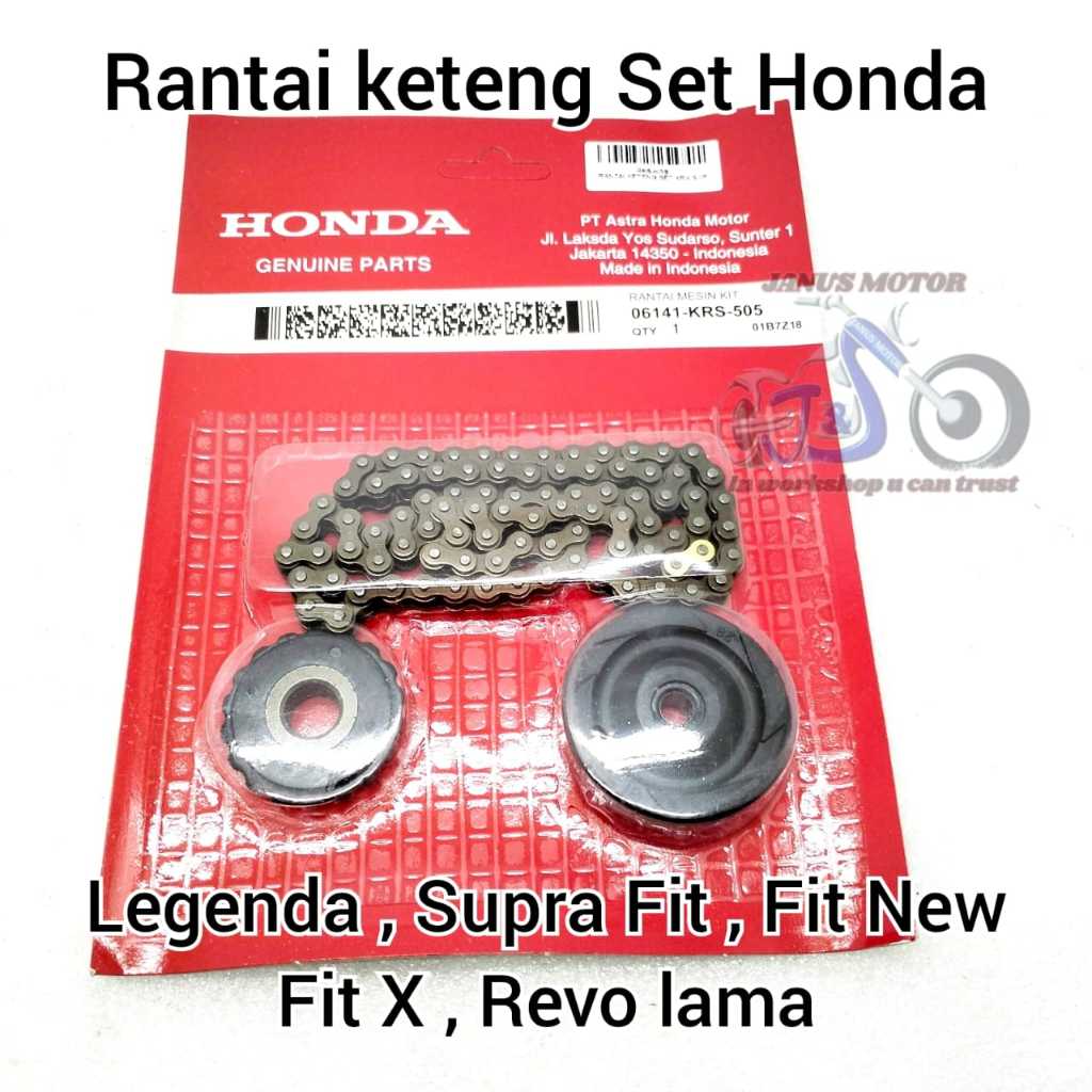 Jual Rantai keteng set Honda Supra Fit New X S Astrea Legenda Revo lama Kualitas original KRS ...