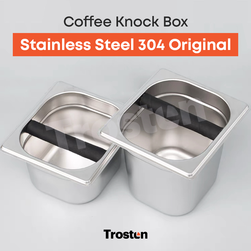 Jual Trosten Coffee Knock Box Stainless Steel 304 Original - Wadah Kopi ...