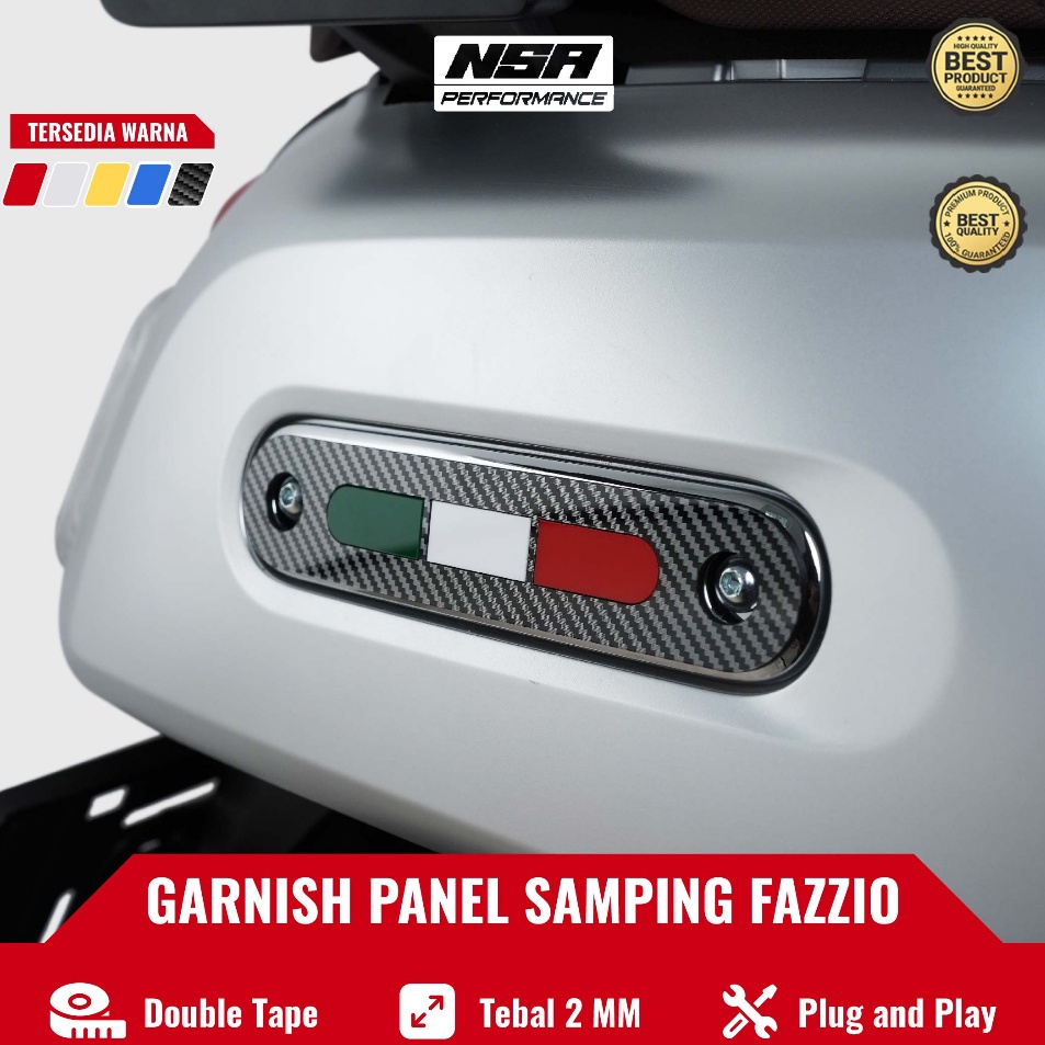 Jual zo GARNISH PANEL BODY SAMPING FAZZIO ITALY 2PCS PANEL SAMPING ...