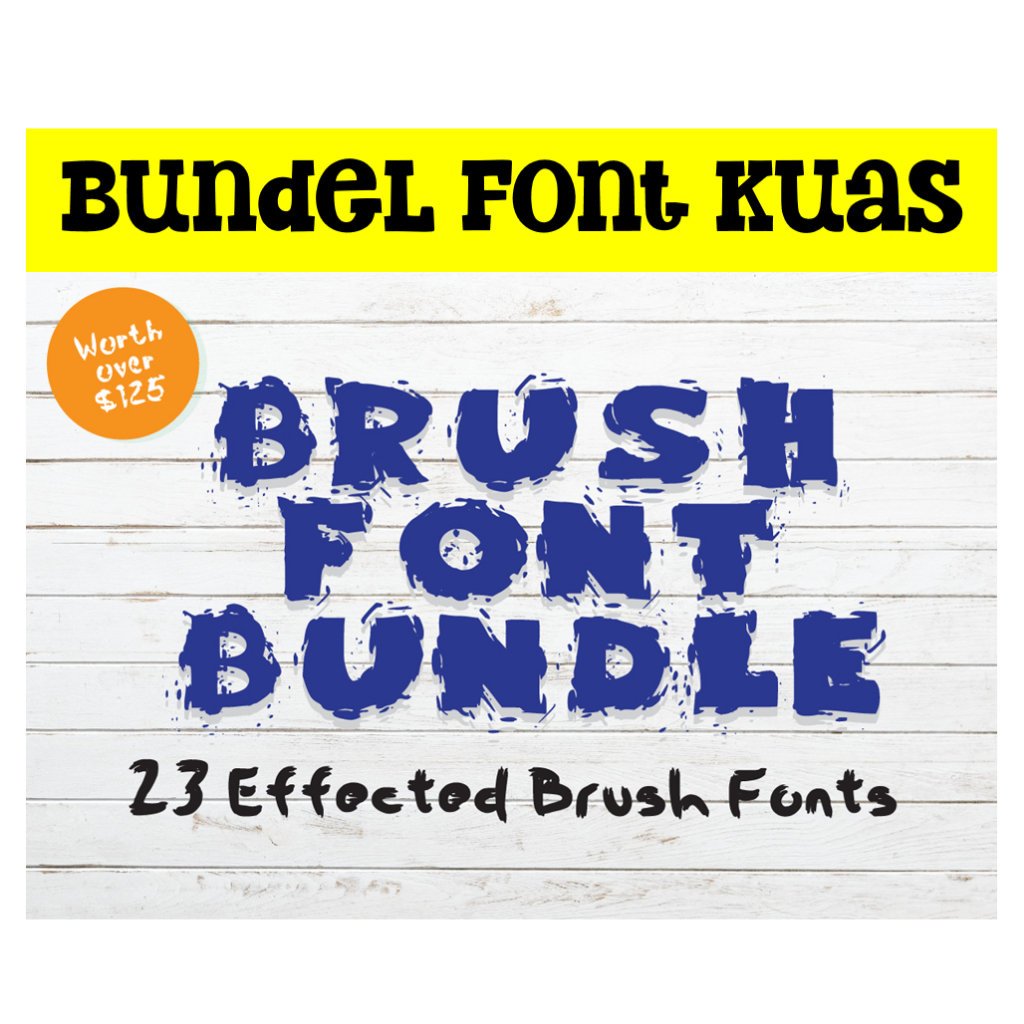 Jual Bundel Font Kuas (23 Fonts) | Shopee Indonesia