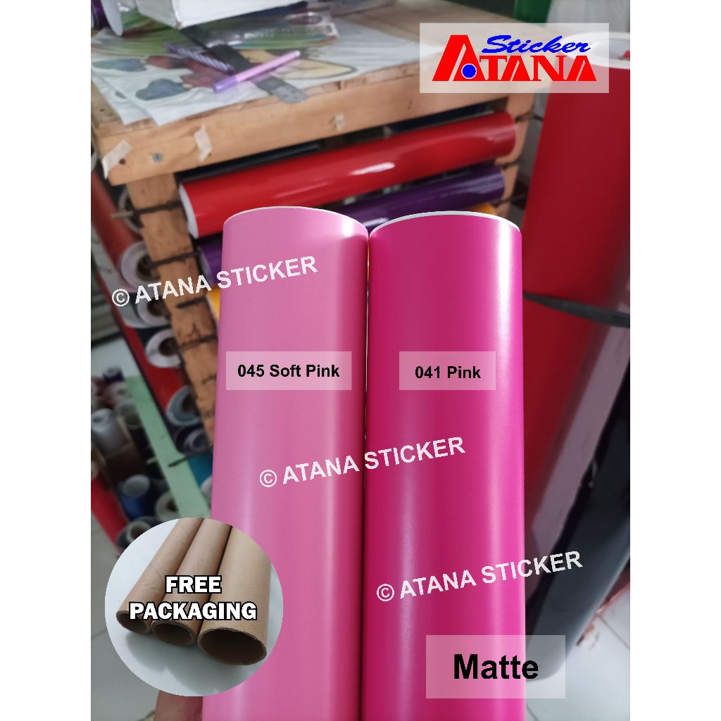 Jual Skotlet Pink Doff Muda Tua Soft Pastel Magenta 045 041 Merah Muda ...