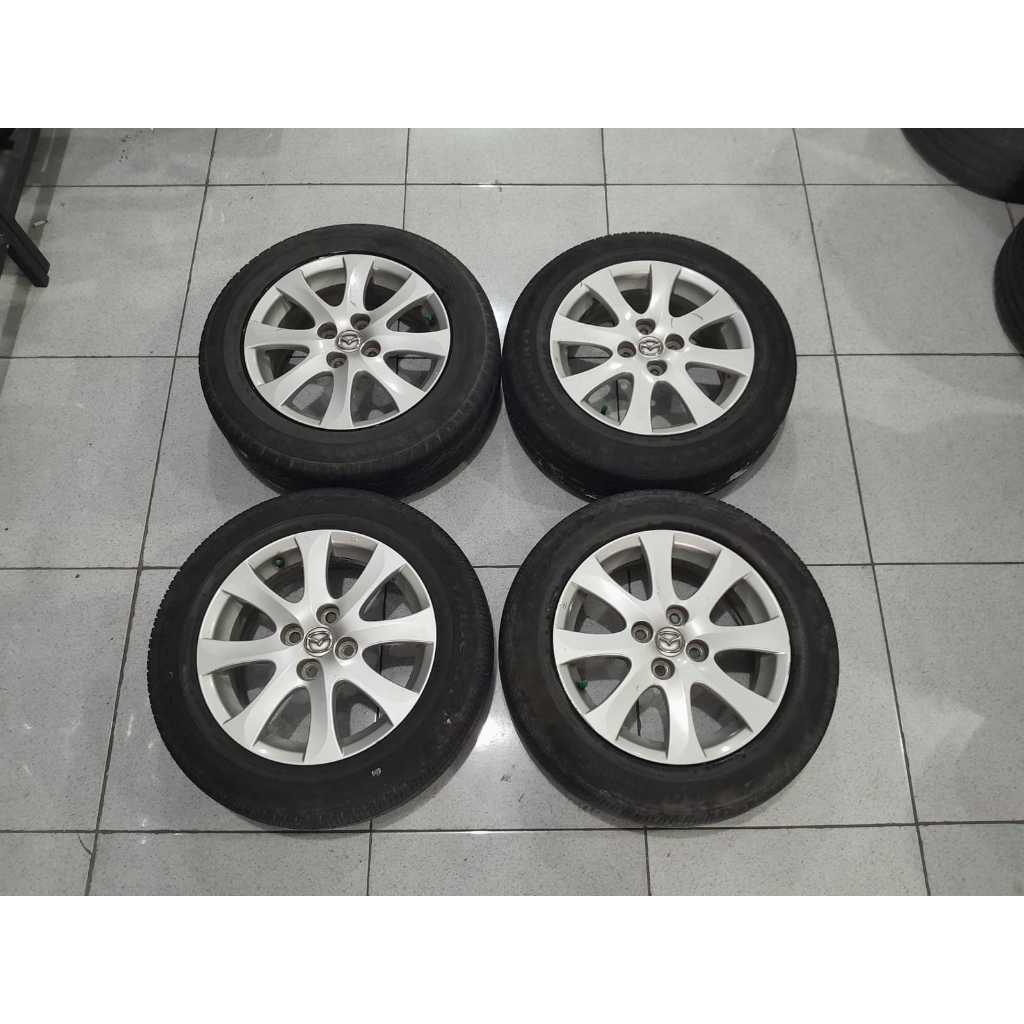 Jual VELG MOBIL COPOTAN R15 STD ORI MAZDA2 RING 15X5,5 ET45 PCD 4X100 PLUS BAN 185/65 R15 ...