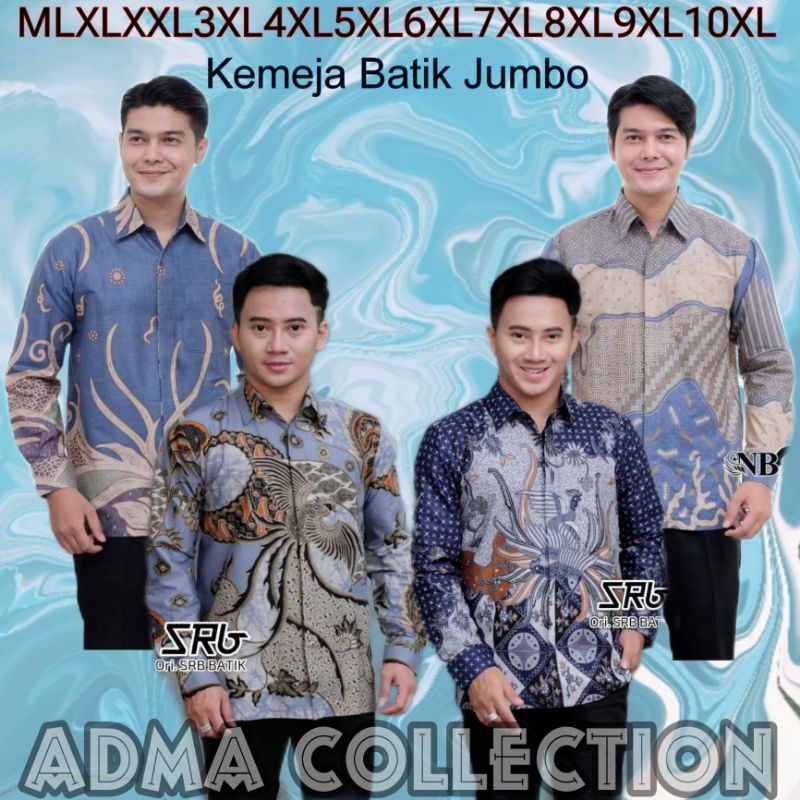Jual KEMEJA BATIK PRIA LENGAN PANJANG BIG SIZE JUMBO inara enzy alissa nanas blue | Shopee Indonesia