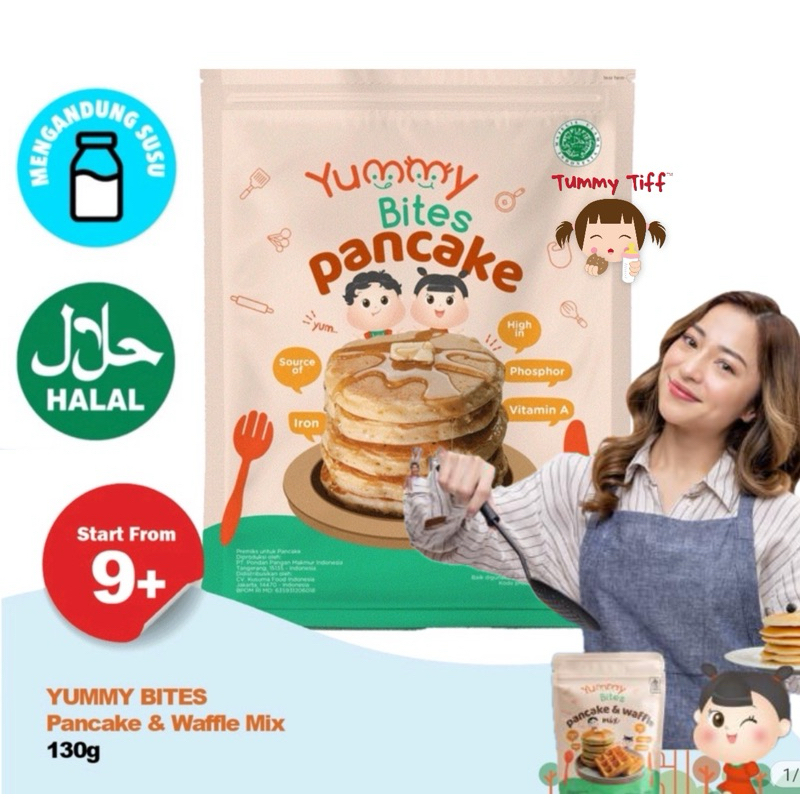 Jual Yummy Bites Pancake & Waffle Mix 130g Pancake And Waffle mix ...
