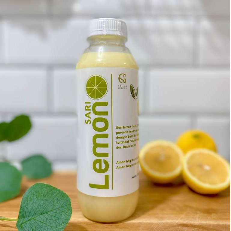 Jual Sari lemon fresh 500ml 100% murni air lemon diperas dan digiling ...