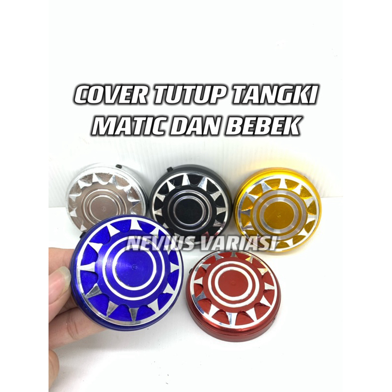 Jual Cover Tutup Tangki CNC Model Bintang Tutup Tangki Motor Matic ...