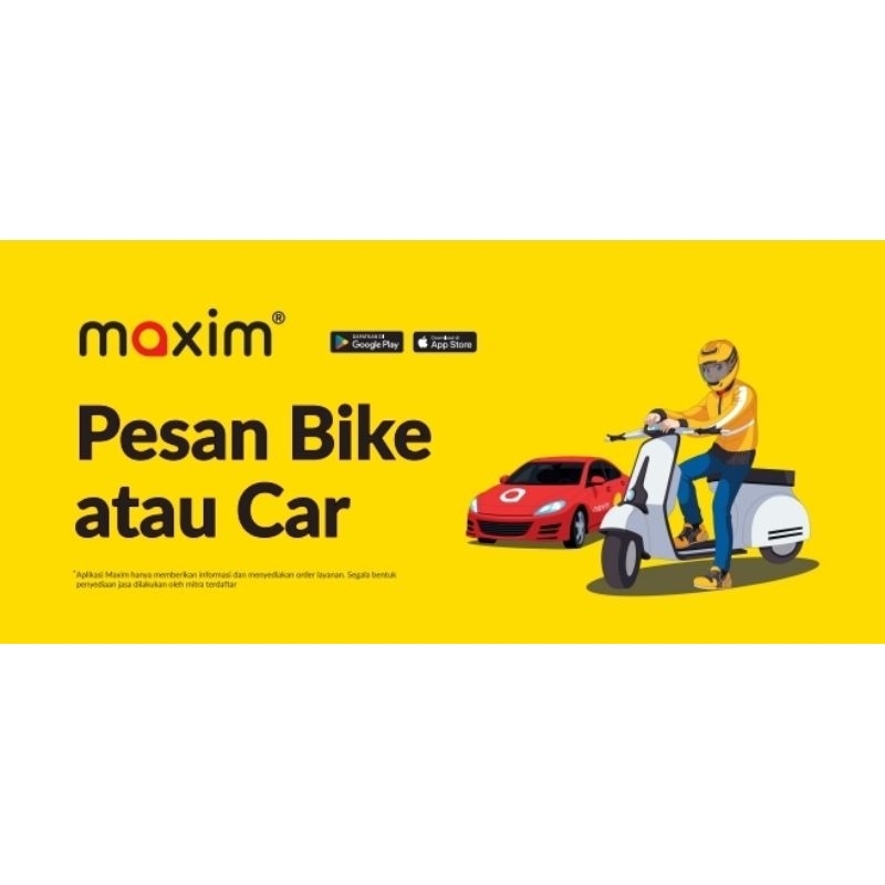 Jual NEW STIKER BELAKANG PRIORITAS RESMI MAXIM | Shopee Indonesia