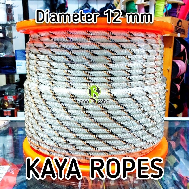 Jual TALI KARMANTLE STATIS KAYA ROPE 12 mm KARMANTEL TALI REPLING ...