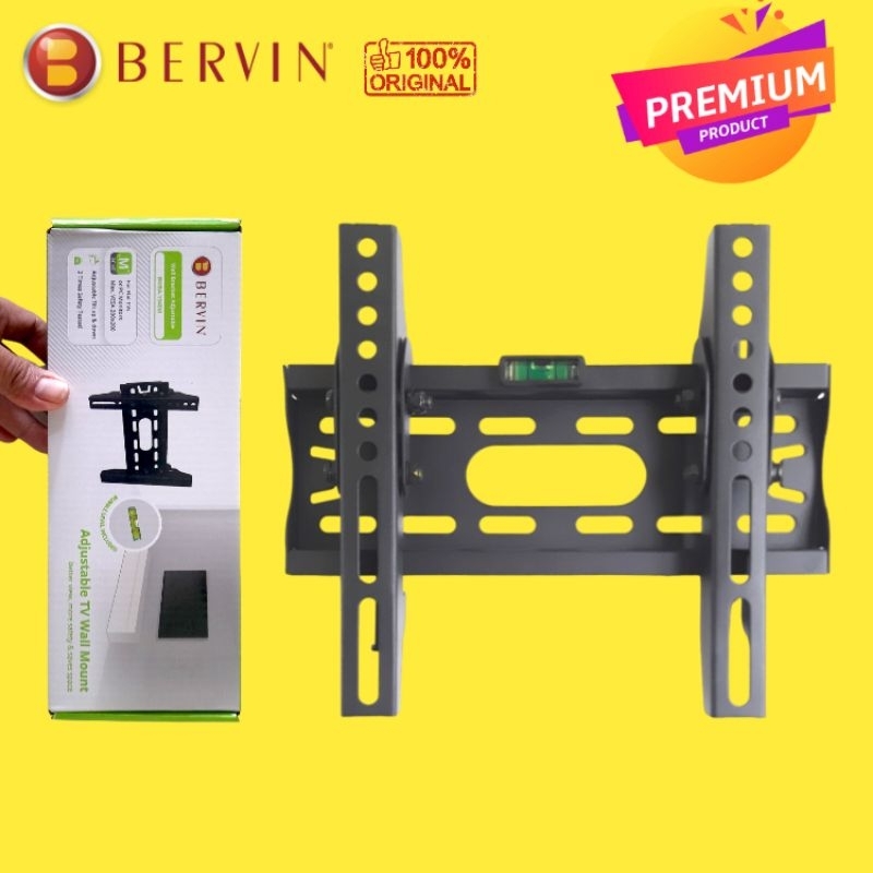 Jual BERVIN Bracket TV 24-43 Inch Universal Adjustable Tilt | Shopee ...