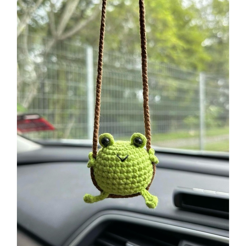 Jual swinging crochet boneka gantung mobil boneka rajut mini lucu gemes ...