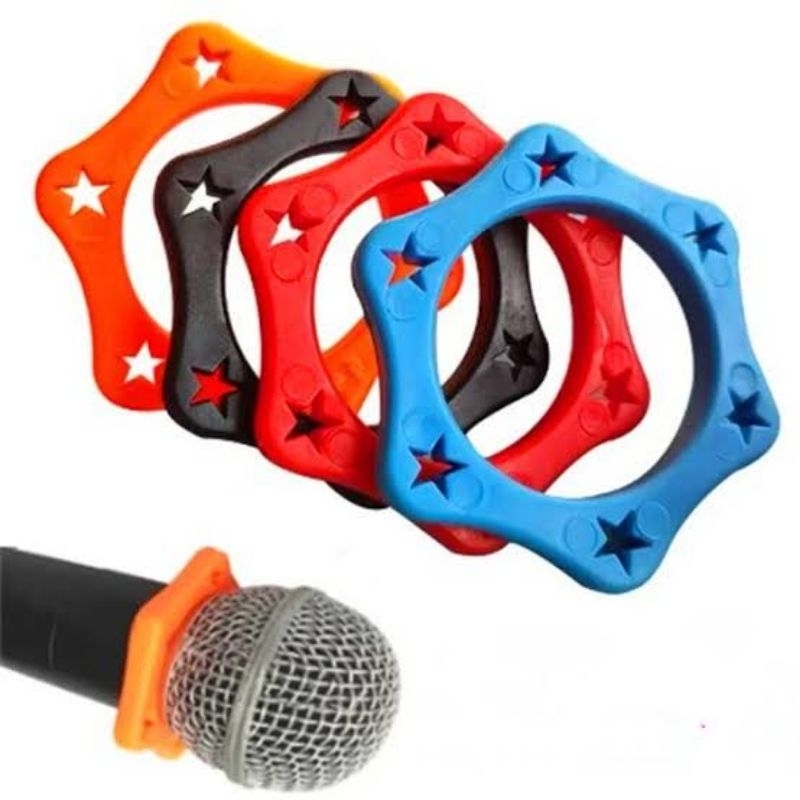 Jual RING MIC UNTUK PENAHAN MICROPHONE KARET MIC BINTANG BAHAN LENTUR ...