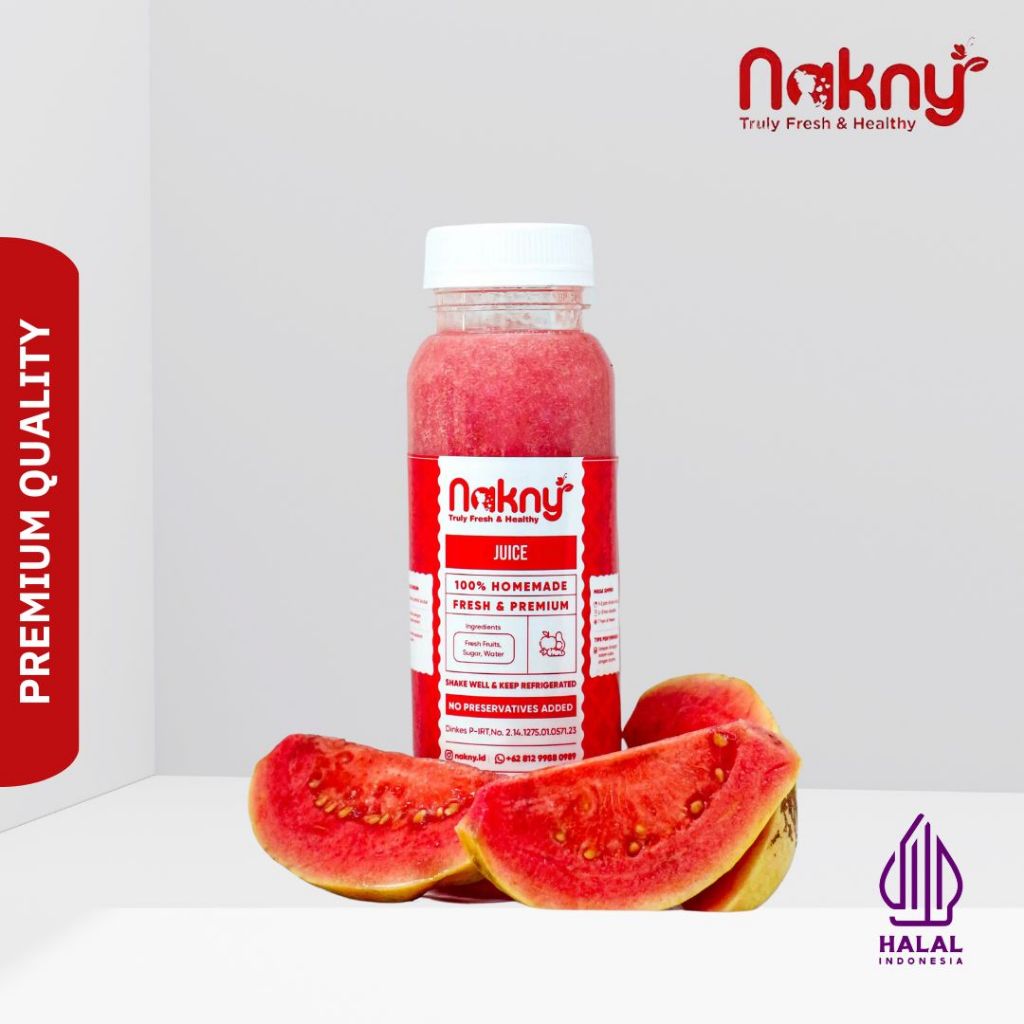 Jual Pressed Juice Guava Fruit | Jus Guava | Cold Press Juice by Nakny ...