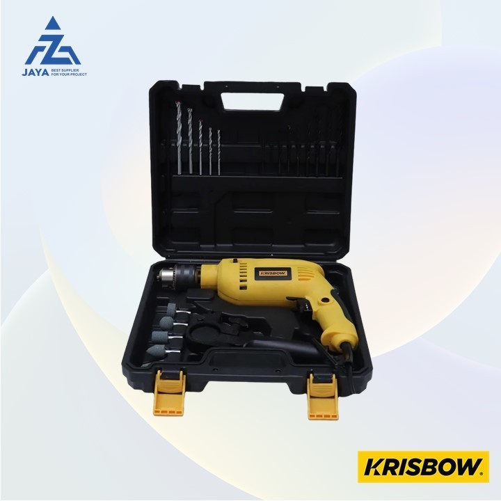 Jual Krisbow Impact Drill Set Bor Listrik 10-20 Mm 21Pc | Shopee Indonesia