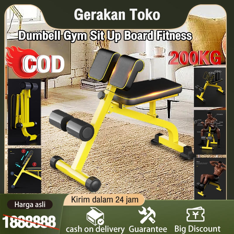 Jual SIT UP BOARD DUMBELL Stoll BENCH/Sit Up Exercise Bench/Fitness ...