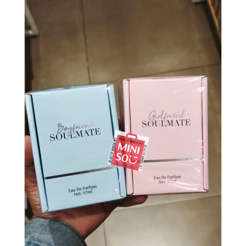 Jual MINISO 🆕 Parfum EDP Boyfriend /Girlfriend SOULMATE (57ml) | Shopee ...