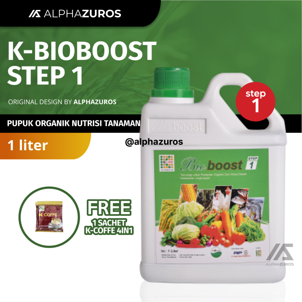 Jual Botol BioBoost Step 1 K Link Original 1 Liter Perbaiki pH Tanah Pupuk Cair Organik Hayati ...