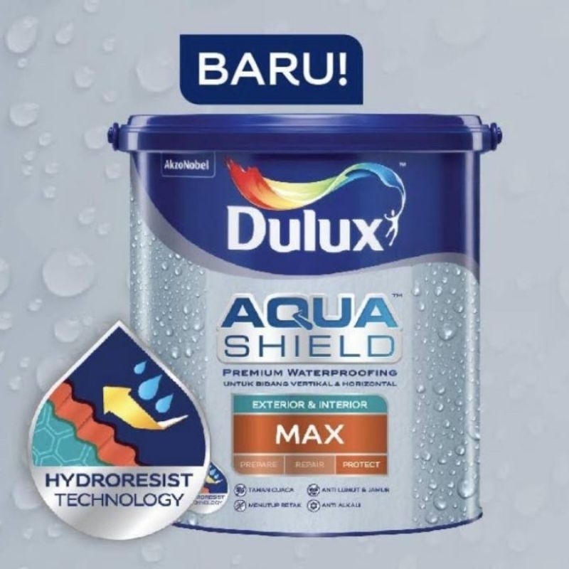 Jual DULUX AQUASHIELD MAX (1 KG) | DULUX AQUA SHIELD MAX | CAT WATERPROOFING / CAT ANTI BOCOR ...