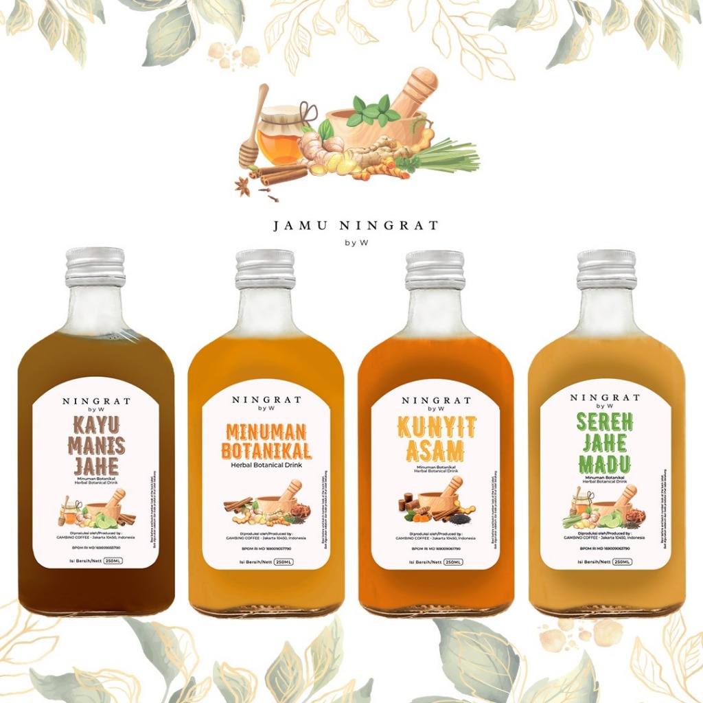 Jual GAMBINO PAKET MINUMAN HERBAL 250ml (Isi 3 botol, 4 botol, 5 botol ...