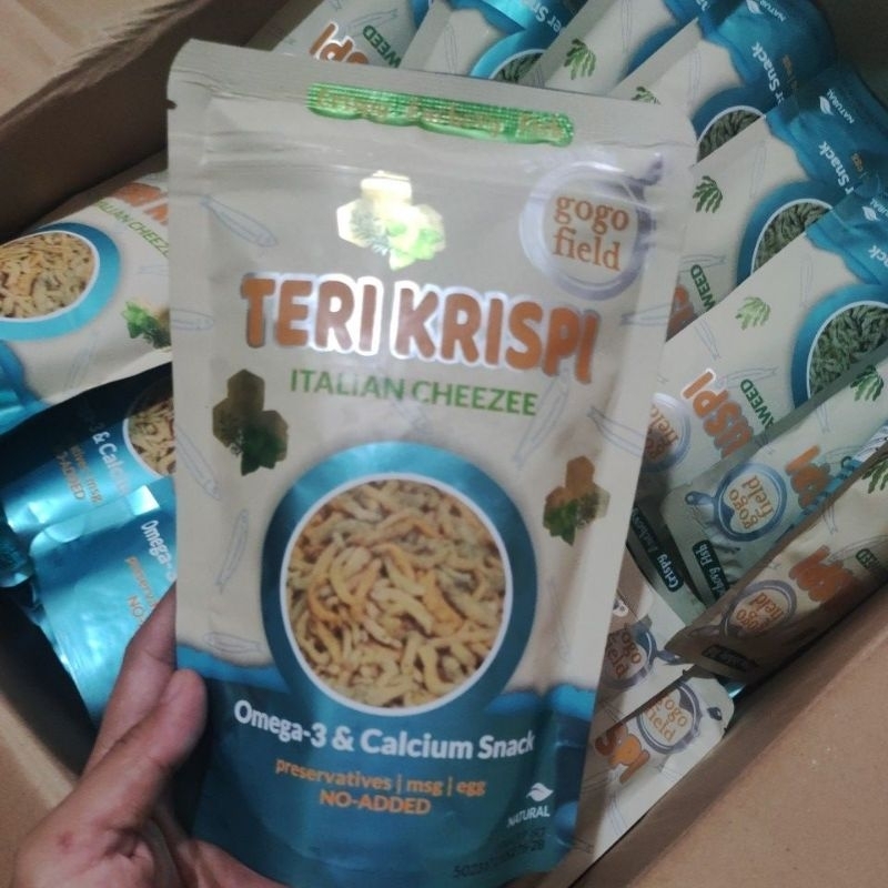 Jual Gogofield Teri Krispi Italian Cheese MPASI no msg Crispy anchovy ...