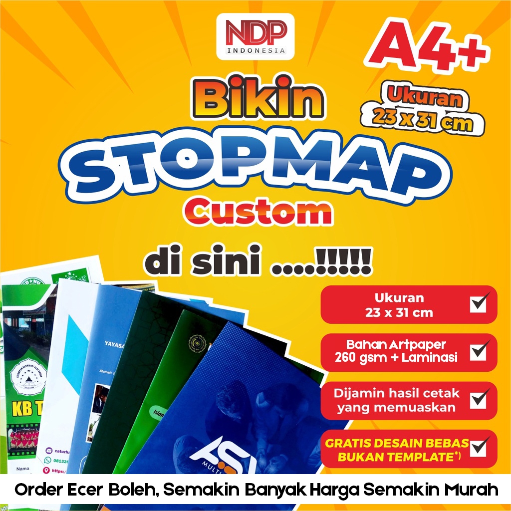 Jual Cetak Map Sekolah PPDB, Kantor Prusahaan, Rekam Medik, Notaris ...